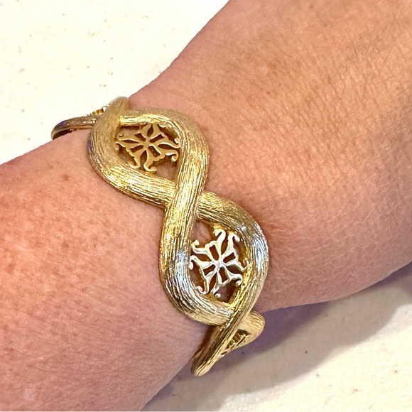 Rustic Cuff | Jewelry | Rustic Cuff Bracelet Gold Tone Open Cuff W ...